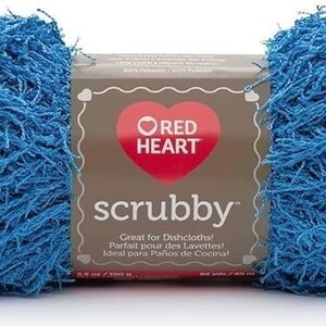 Red Heart Scrubby Yarn 6 Skein Assortment waves - Etsy