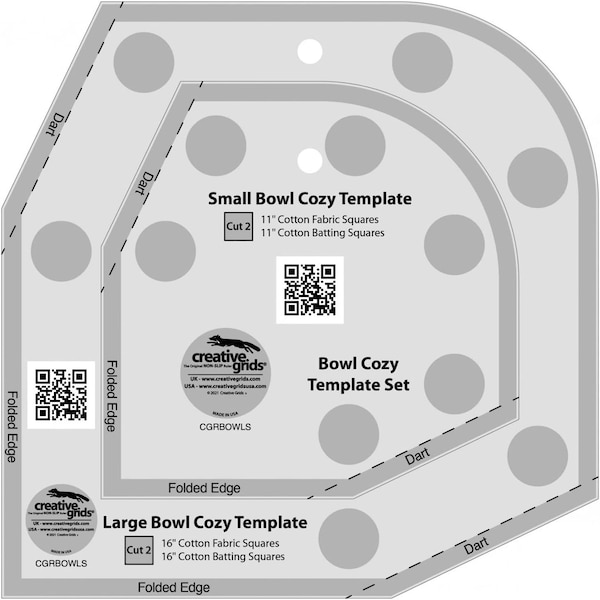 Bowl Cozy Template - Etsy