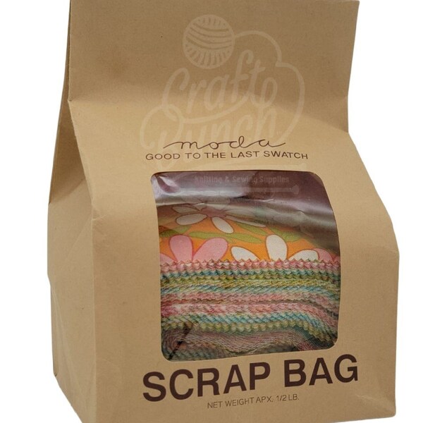 Fabric Scrap Bag - Etsy