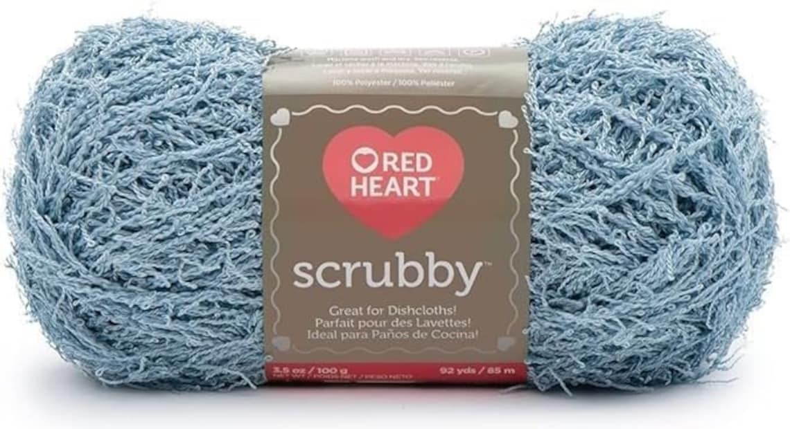 Red Heart Scrubby Yarn 6 Skein Assortment waves - Etsy