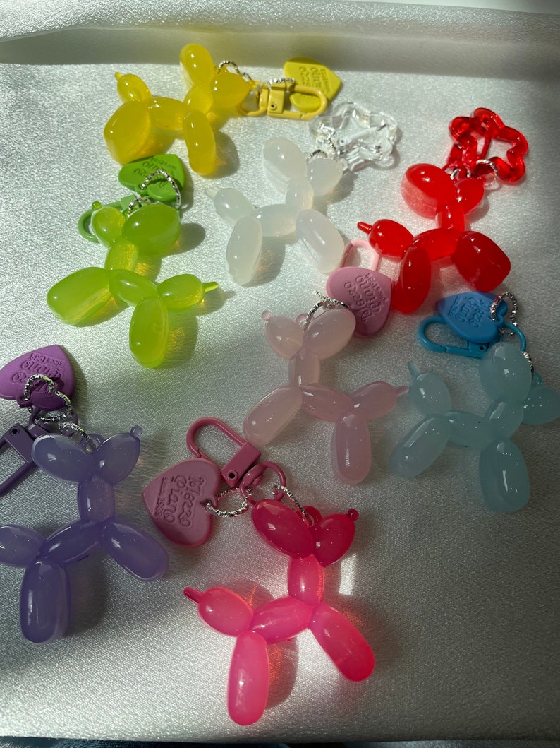 Balloon Dog Keychain-balloon Dog-balloon Animals-dog - Etsy