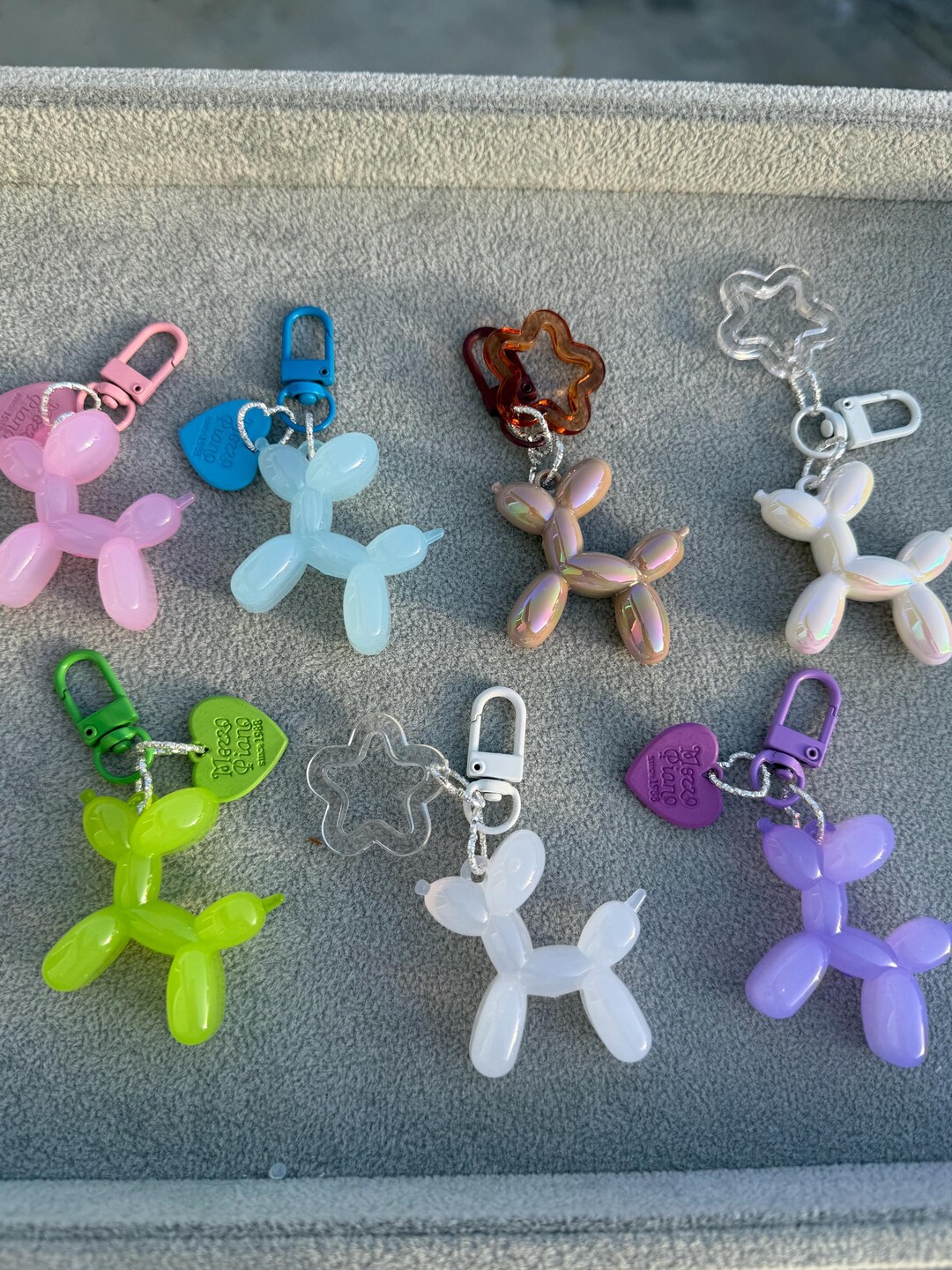 Balloon Dog Keychain-balloon Dog-balloon Animals-dog Chain-puppy Key ...