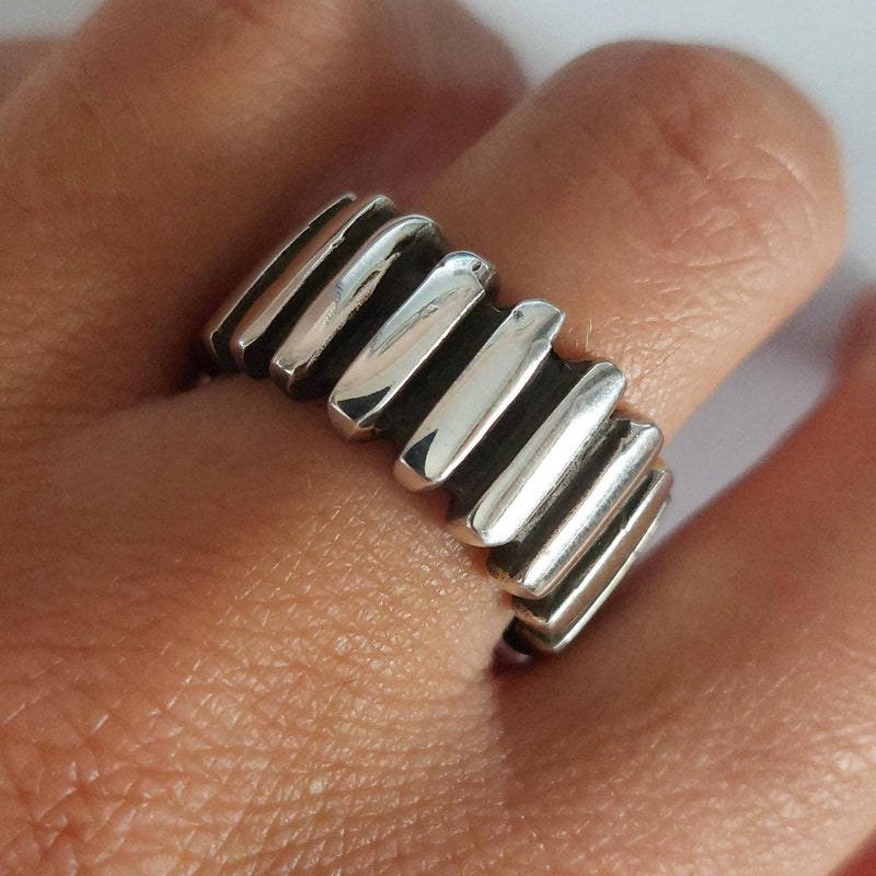 Solid Silver Rings - Etsy