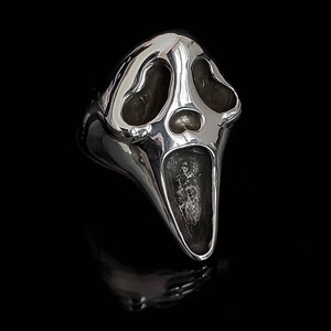 Scream Ghost Ring, Scary Movie Ring, Halloween Ghost Ring, Gothic Ring ...