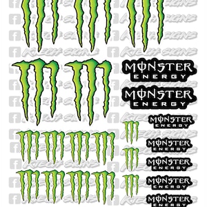 MIXED STYLES RC 1/12 1/10 A5 Filler Sheet Stickers Mardave Kamtec ...