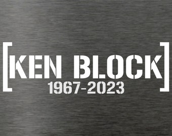 Ken Block 43 1967 2023 Sticker Decal Rally WRC Gymkhana - Etsy