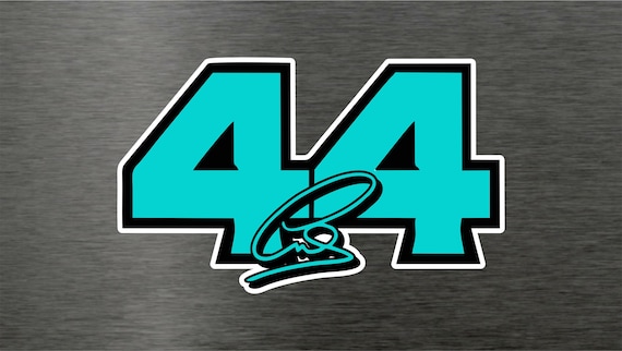 Lewis Hamilton 44 Signature LH44 Sticker Decal Mercedes F1 - Etsy