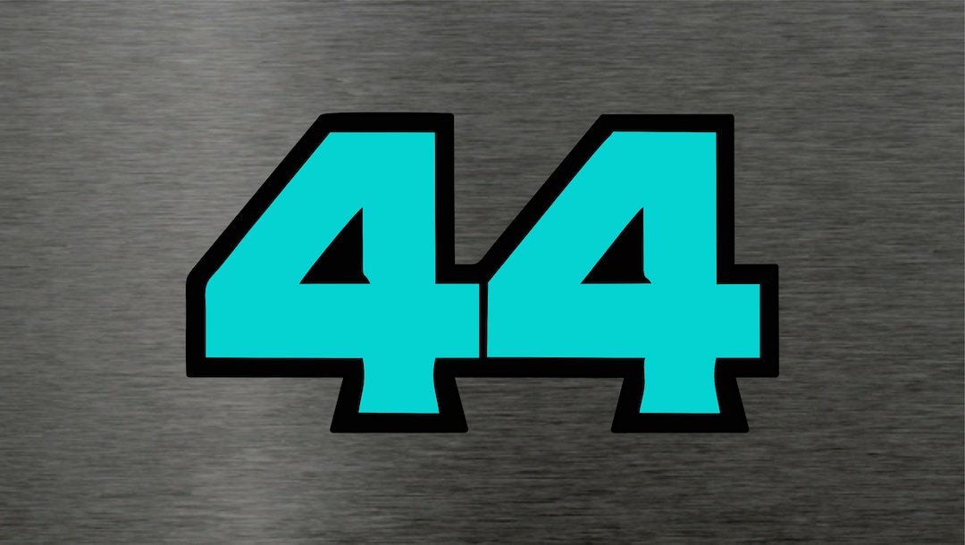 Lewis Hamilton 44 LH44 Sticker Decal Mercedes F1 Formula One - Etsy
