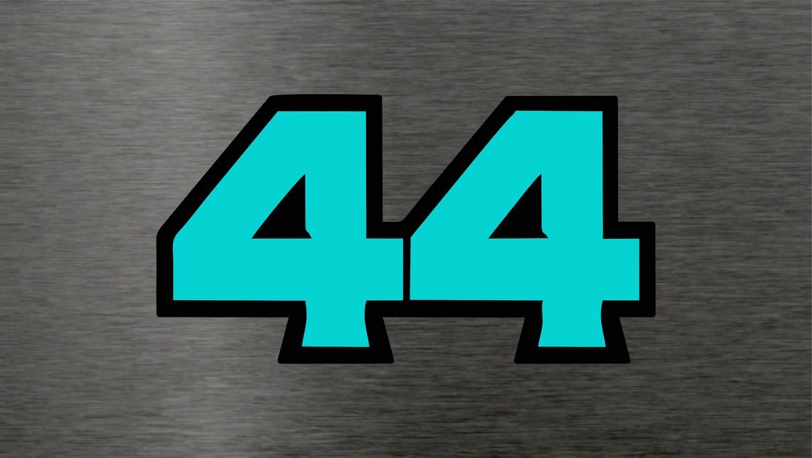 Lewis Hamilton 44 LH44 Sticker Decal Mercedes F1 Formula One - Etsy