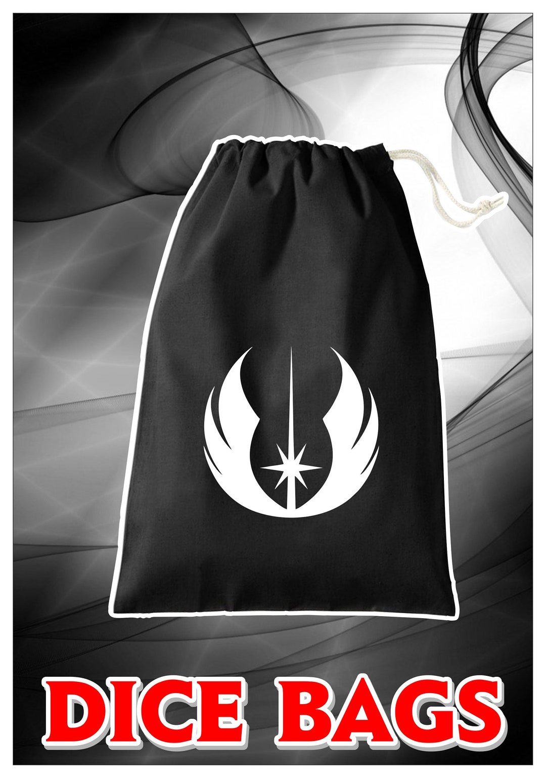 Jedi Order Scum and Villainy Dice Bag Table Top Gaming Board Games Star ...