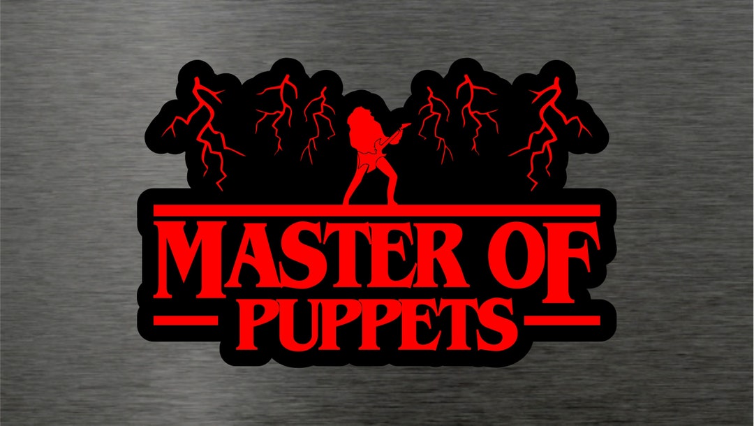 Eddie Munson Master of Puppets Sticker Stranger Things Inspired Quote ...