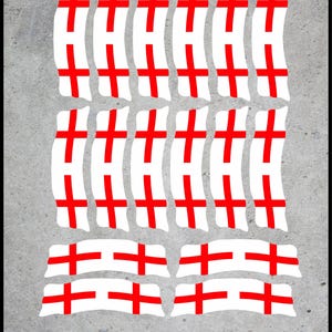 Slot Car Scalextric Flag Scenery Stickers Decals 1/32 X 16 Mixed Styles ...