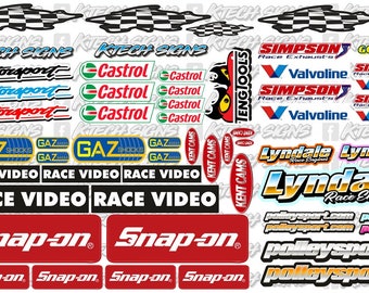 MA001 Racing RC 1/12 1/10 A5 Filler Sheet Stickers Mardave - Etsy