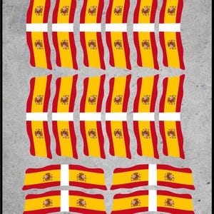 Slot Car Scalextric Flag Scenery Stickers Decals 1/32 X 16 Mixed Styles ...