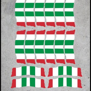 Slot Car Scalextric Flag Scenery Stickers Decals 1/32 X 16 Mixed Styles ...