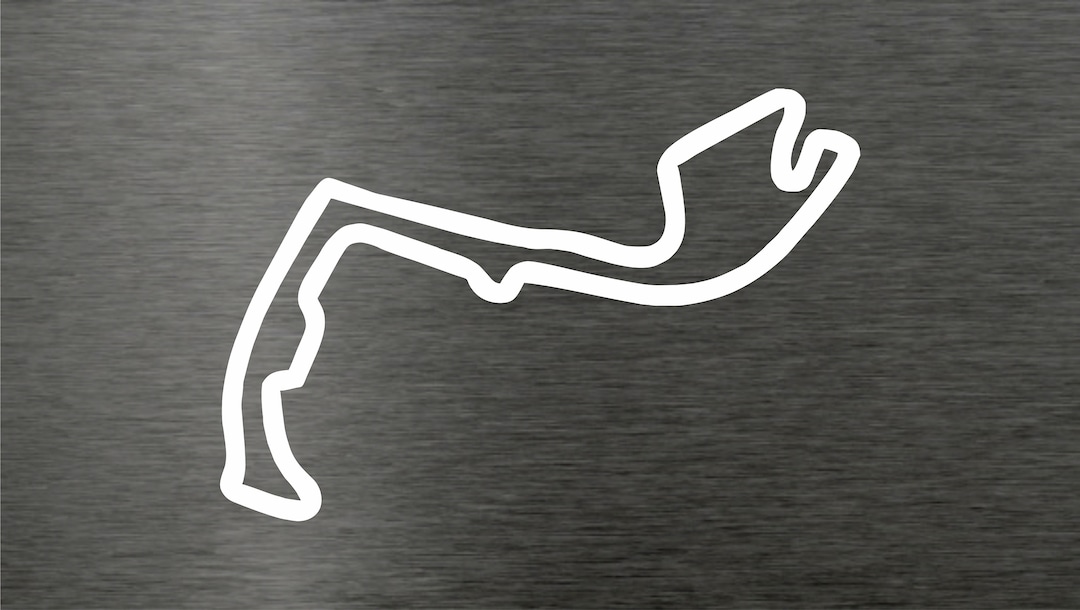 Monaco Track Silhouette Vinyl Decal - F1 Motor Racing BTCC GT Moto GP ...