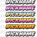 24 X Nickname Rear Arch 1/12th Oval Mardave Kamtec Decals Banger Stock ...