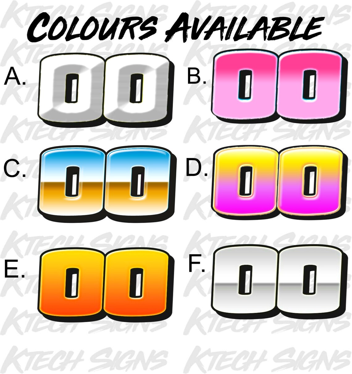 14 X Banger Stickers - Set Mardave Kamtec Decals Banger Stock Car RC ...