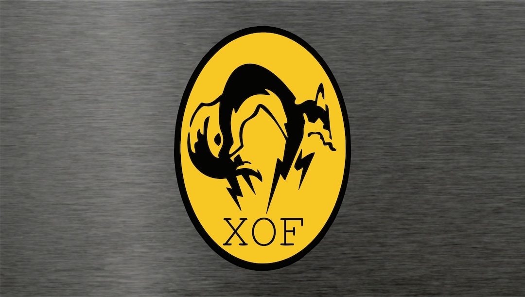XOF Hound Metal Gear Solid Vinyl Decal Solid Snake Liquid MGS - Etsy