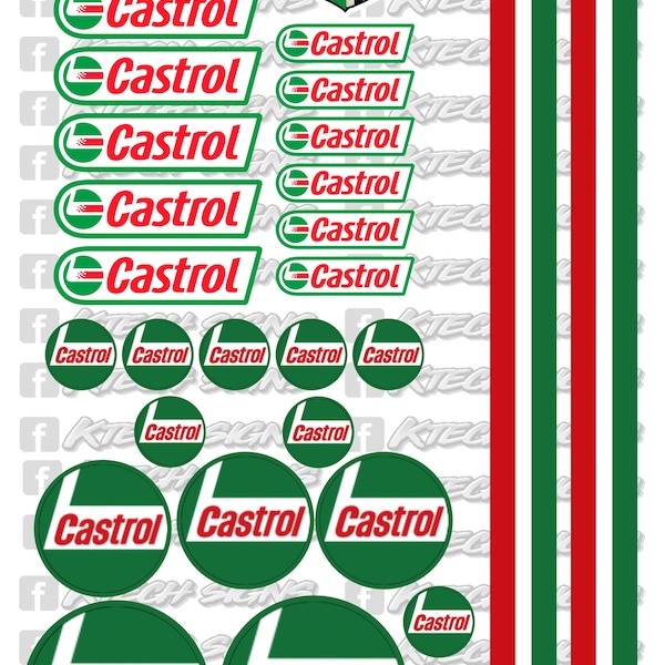 Castrol Stickers Decals - Etsy