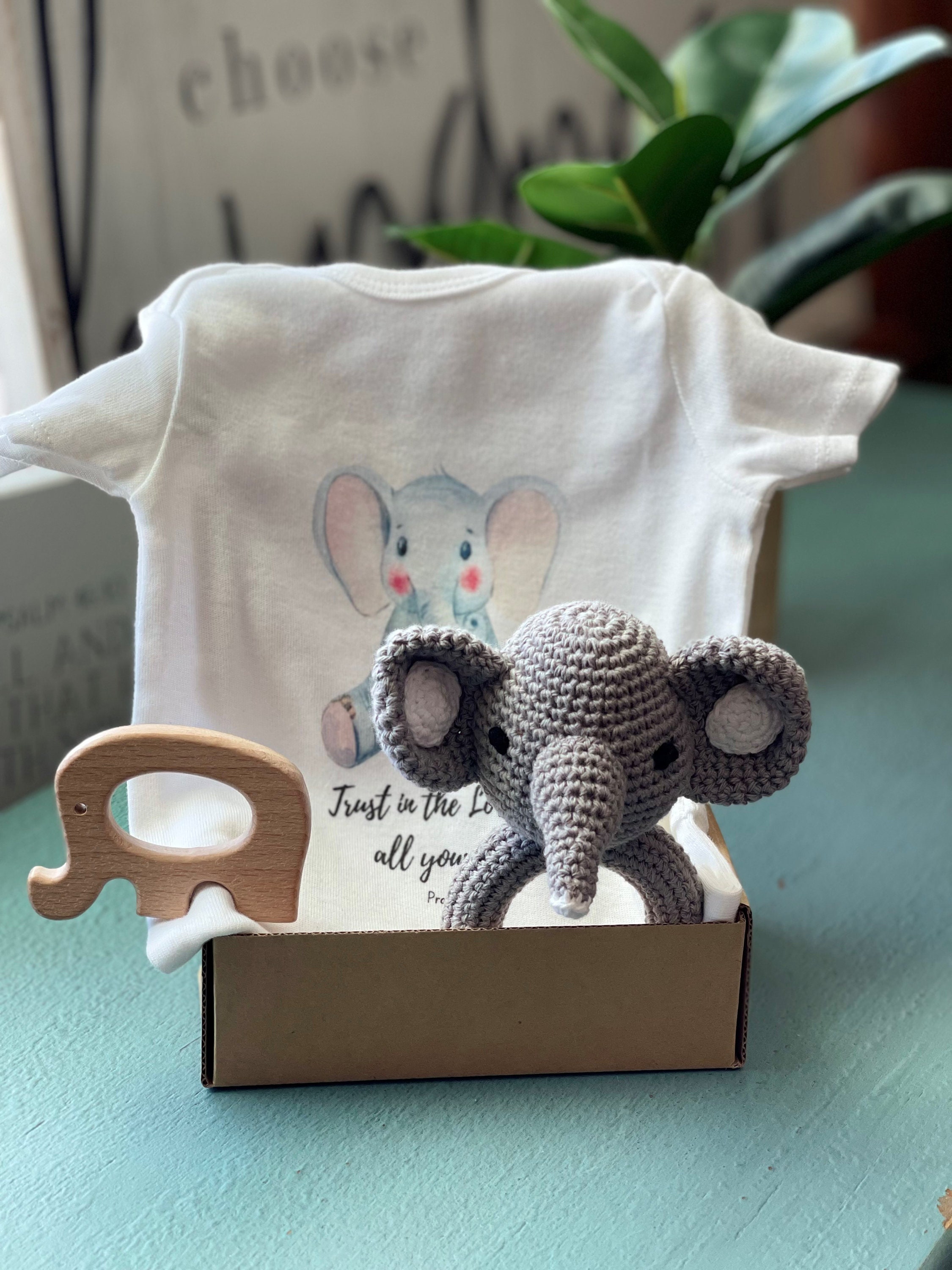 Baby Shower Gift Box Christian Baby Shower Gift Baby Small Gift Box ...