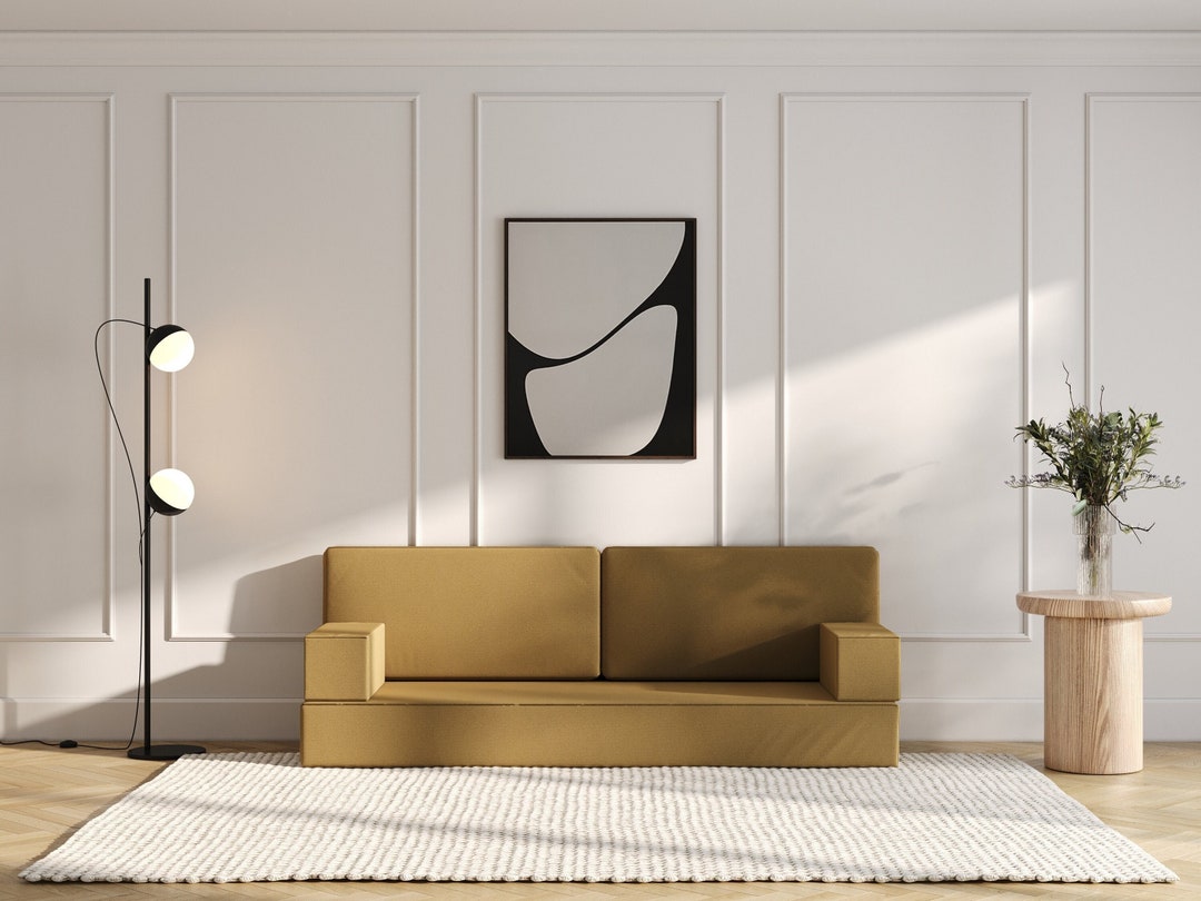 Modular Floor Sofa, Custom Floor Seating, Floor Sectional, Seat Bed for ...