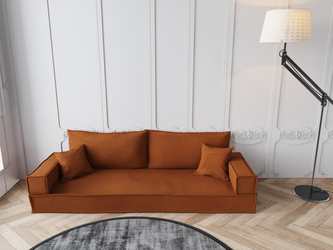 Modular Floor Sofa, Custom Floor Seating, Floor Sectional, Seat Bed for ...