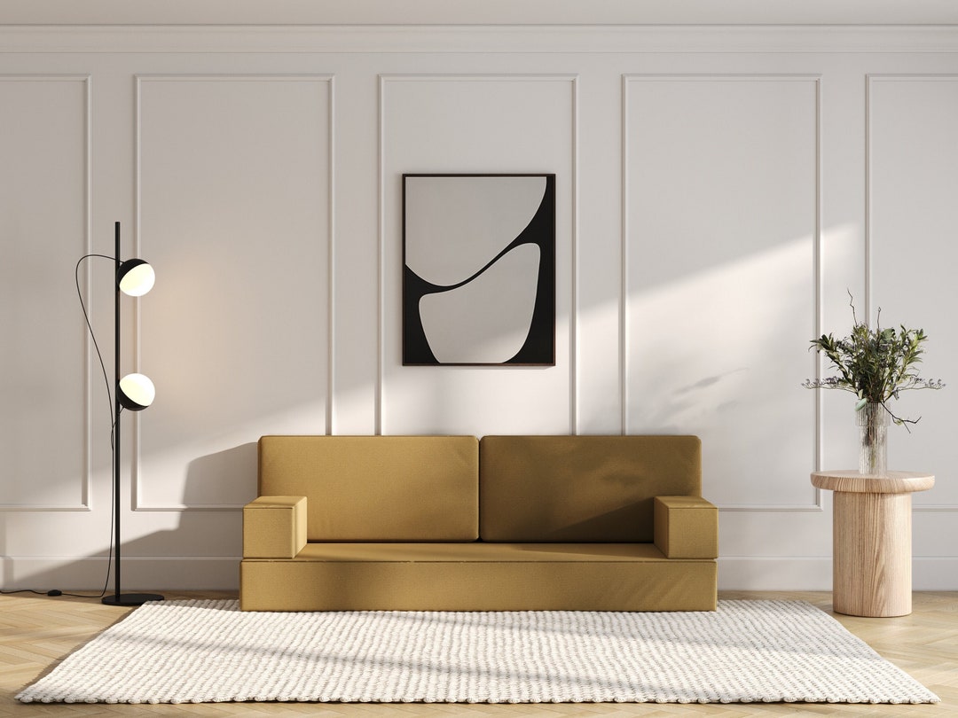 Modular Floor Sofa, Custom Floor Seating, Floor Sectional, Seat Bed for ...