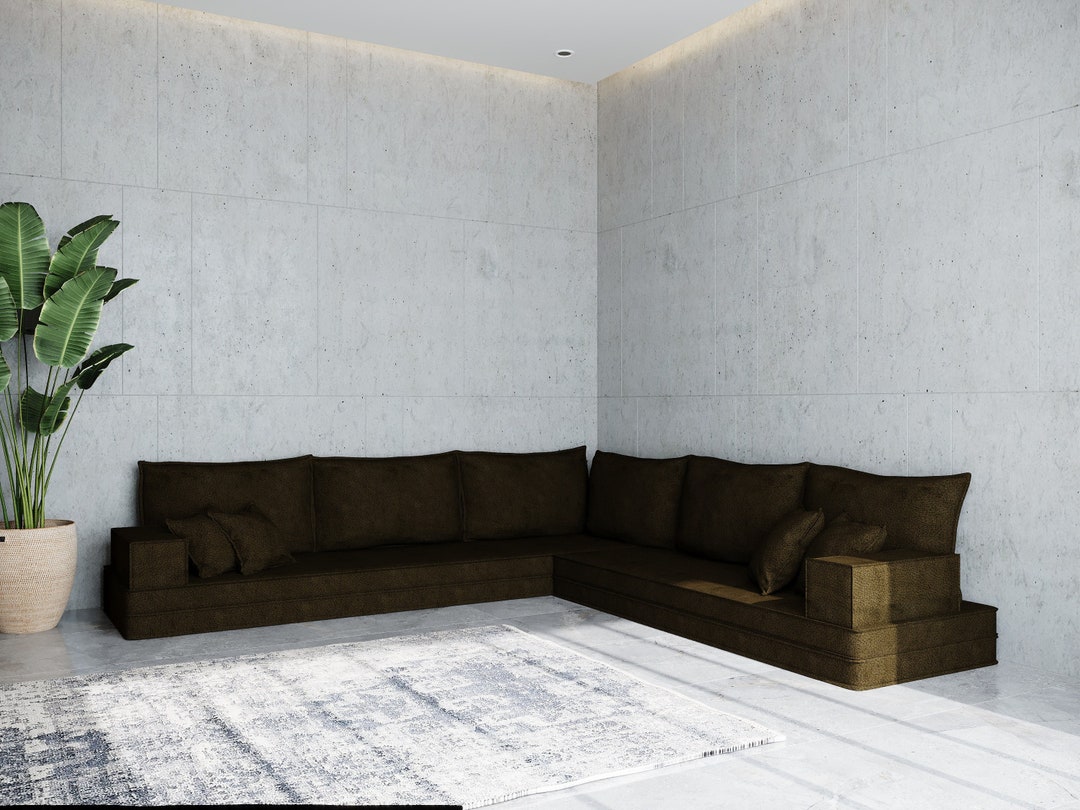 Divano da pavimento per home cinema personalizzato / divano basso ...