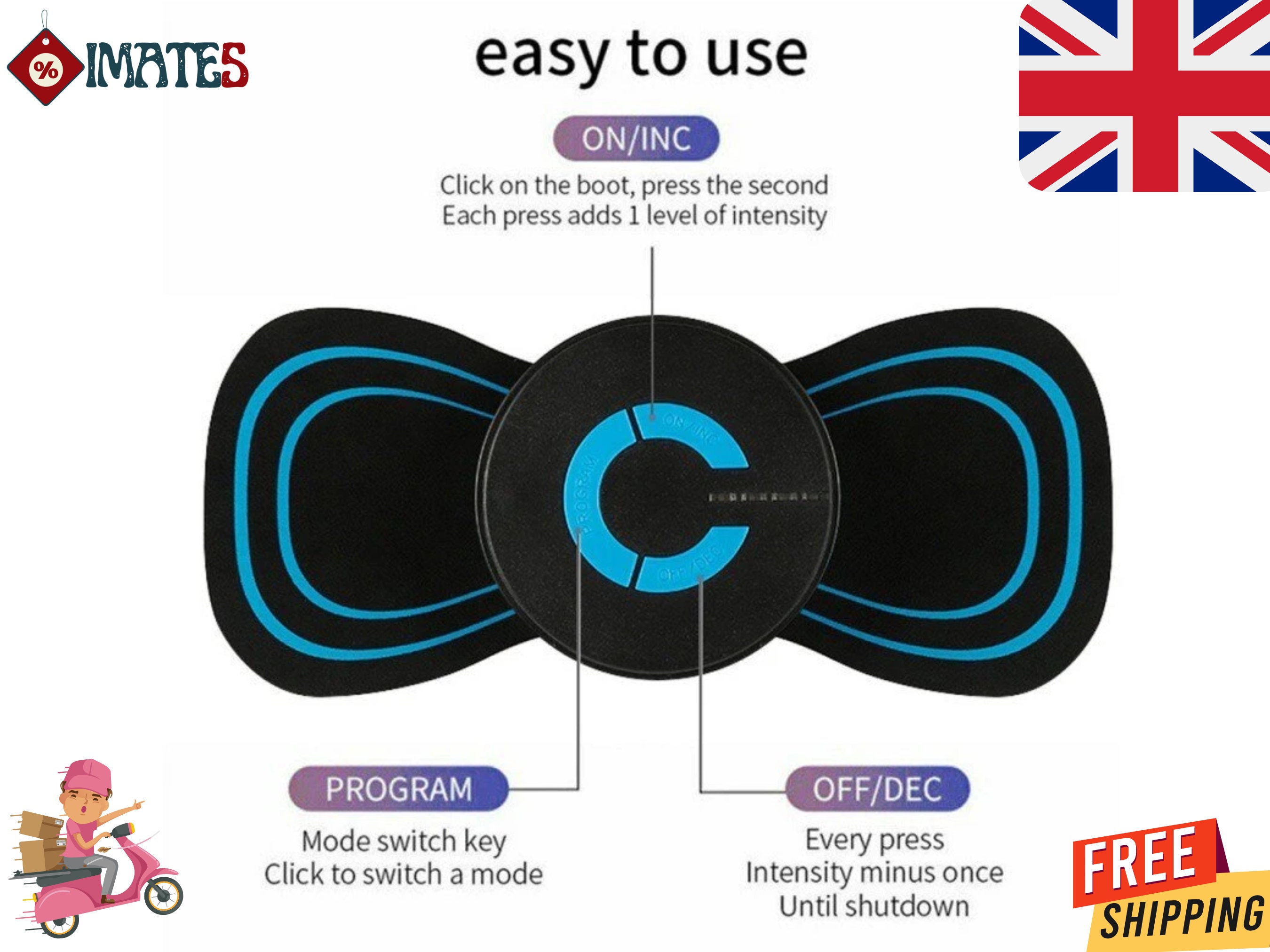 Cervical Spine Massage Sticker Battery Model Neck Massage Relaxation ...