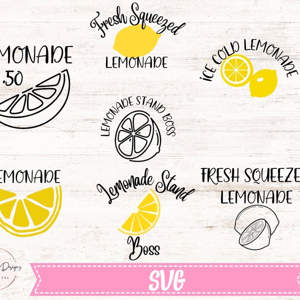 Lemonade Svg - Etsy