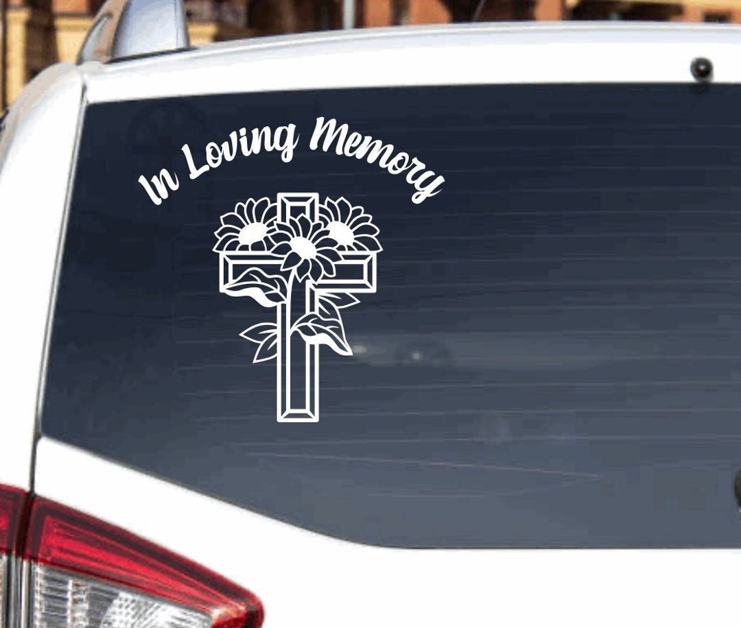 Several Design Choices. Memorial Decals. Memorial Car Decal. - Etsy