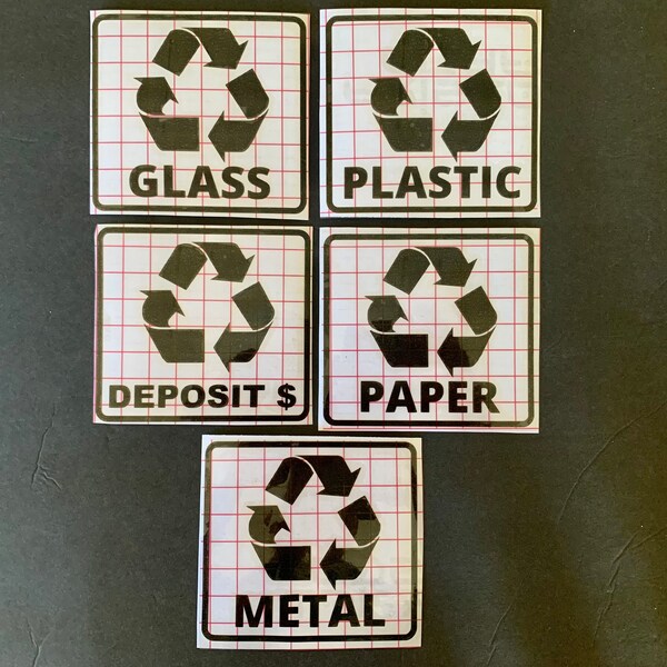 Recycling Labels - Etsy