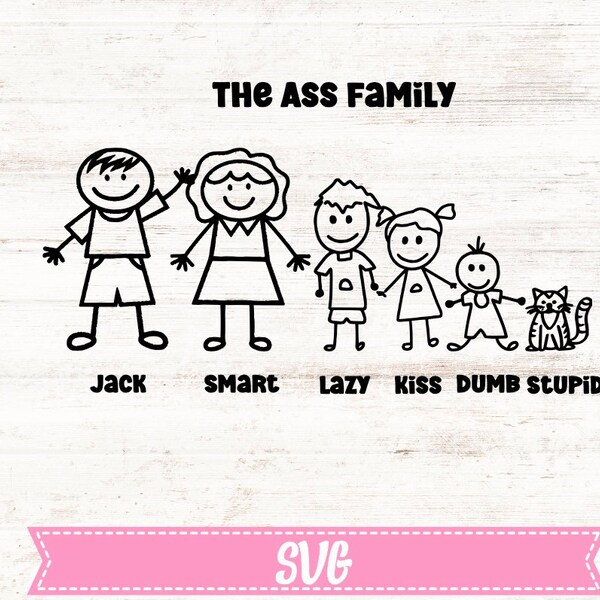 The Ass Family - Etsy