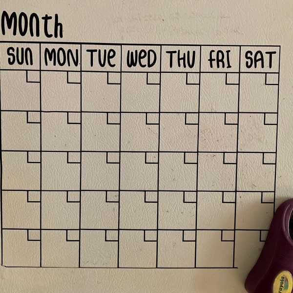 Refrigerator Decal - Etsy