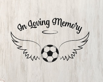In Memory Soccer Svg - Etsy