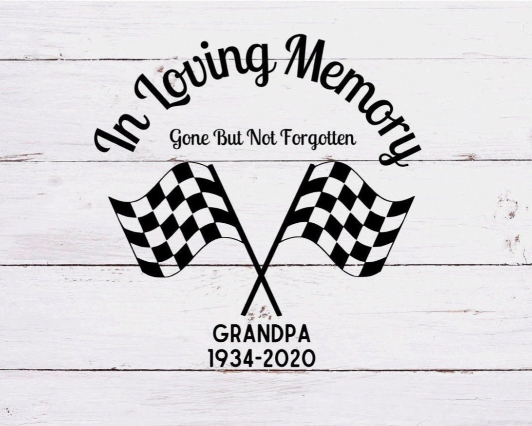 Memorial SVG Race Flags Memorial Svg Racer Flags Svg Racer - Etsy Canada