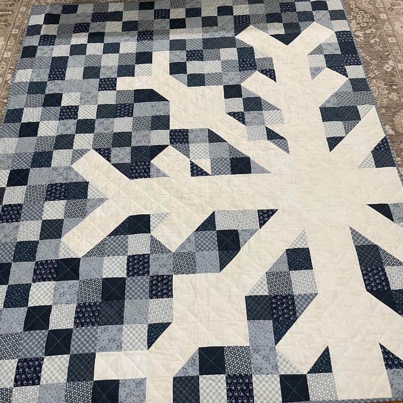 Snowflake Quilt - Etsy