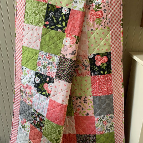 Handmade Baby Quilt - Etsy