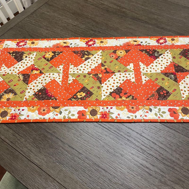 Quilted Table Runner - Etsy
