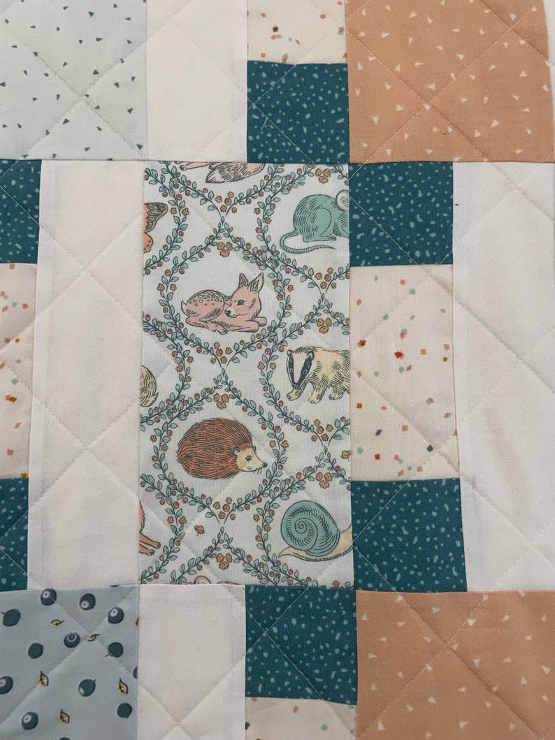 Handmade Baby Quilt Fauna Baby Quilt Animal Baby Quilt - Etsy