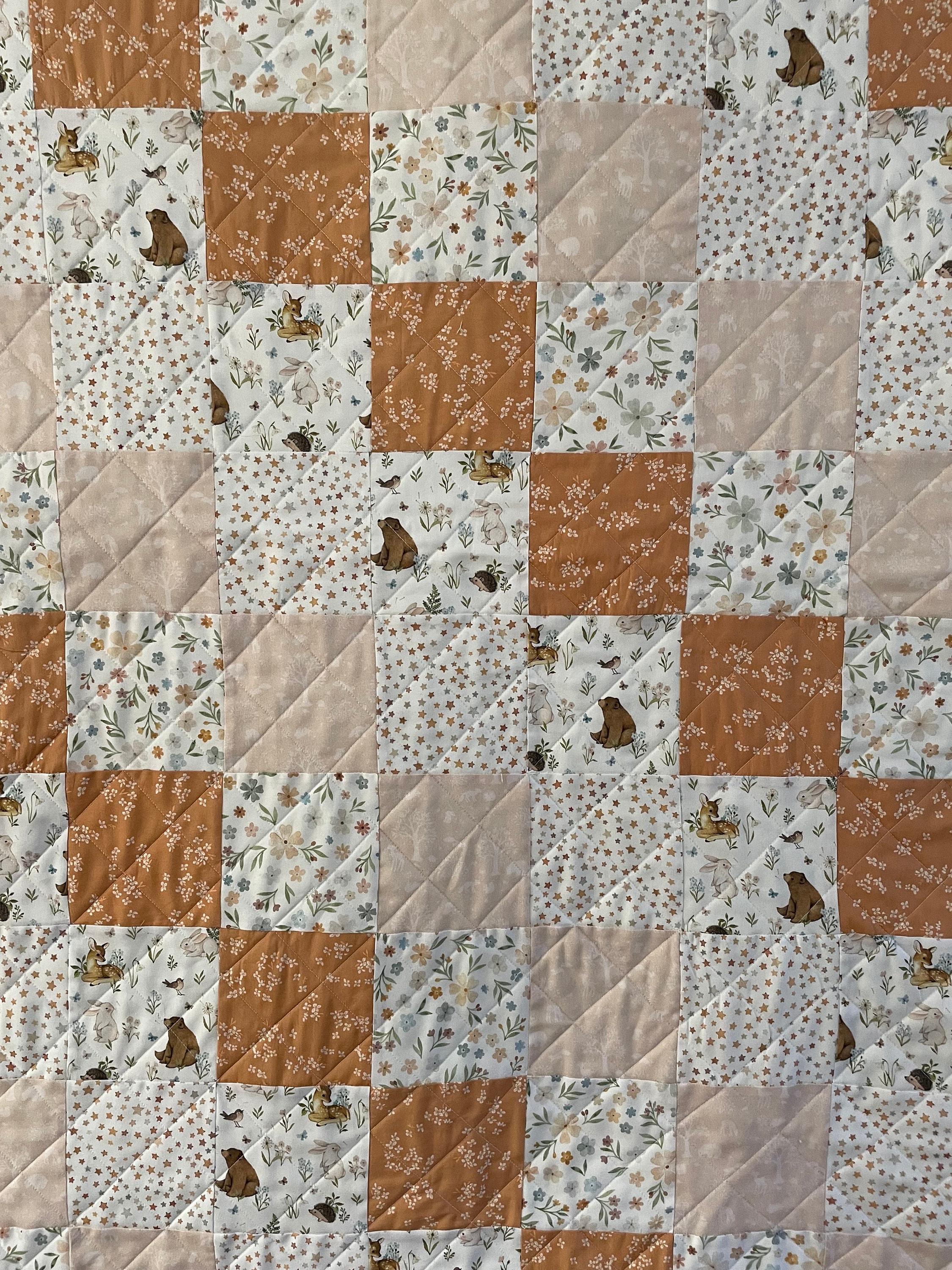 Gender Neutral Quilt Woodland Quilt Keepsake Quilt Handmade - Etsy