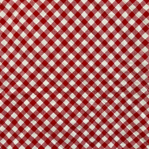 Handmade Patchwork Baby Quilt: Red Gingham Nursery Gift - Etsy