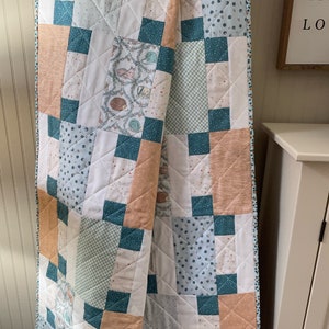 Handmade Baby Quilt, Fauna Baby Quilt, Animal Baby Quilt, Gender ...