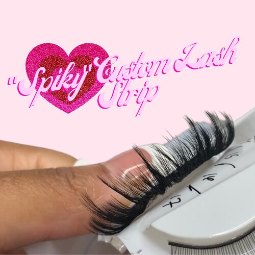 Custom Colored Eyelash Strips - Etsy