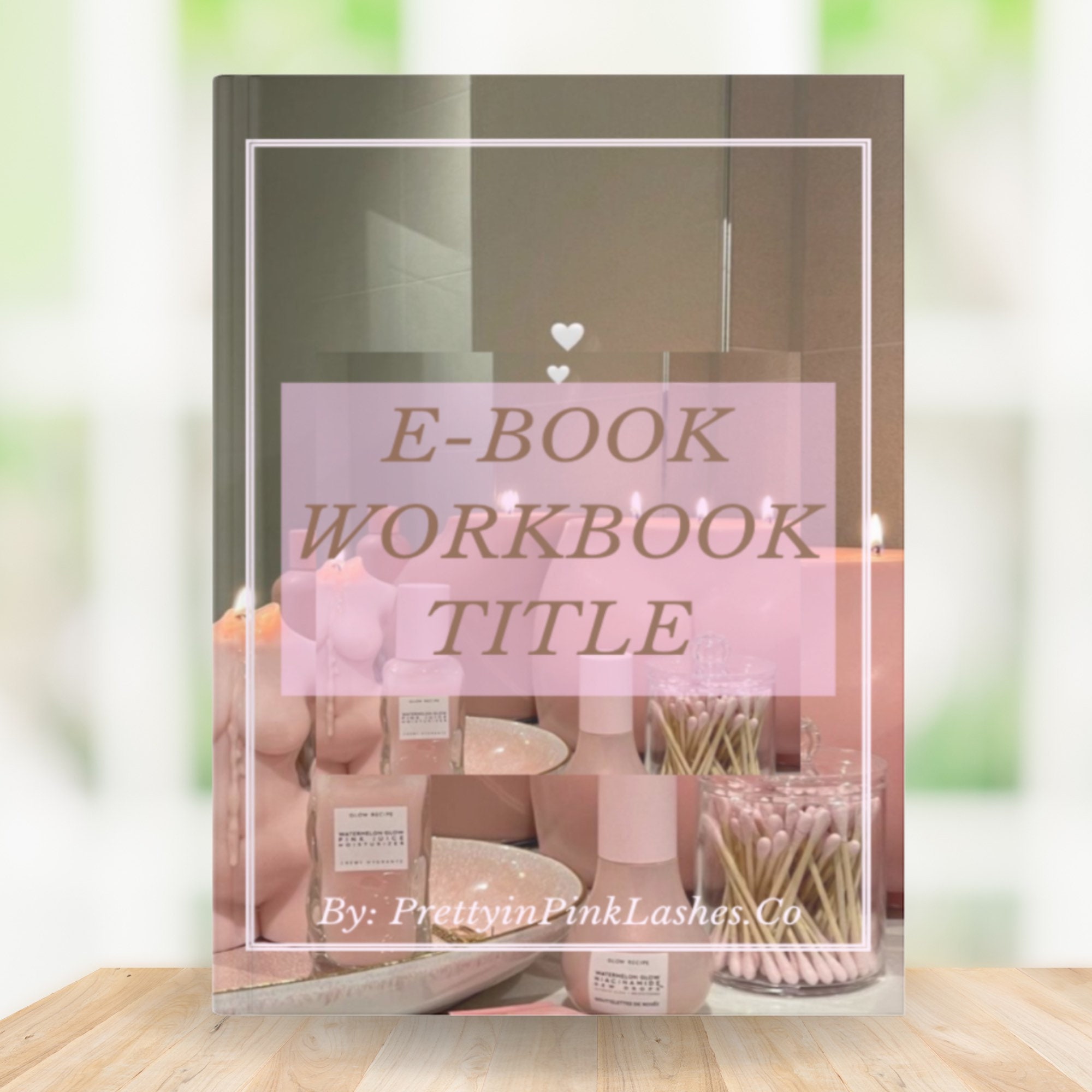 Editable Workbook Template Digital Ebookbeauty Ebook Ebook Template ...