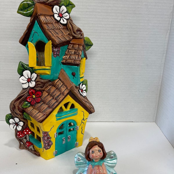 Ceramic Fairy House to Paint - Etsy
