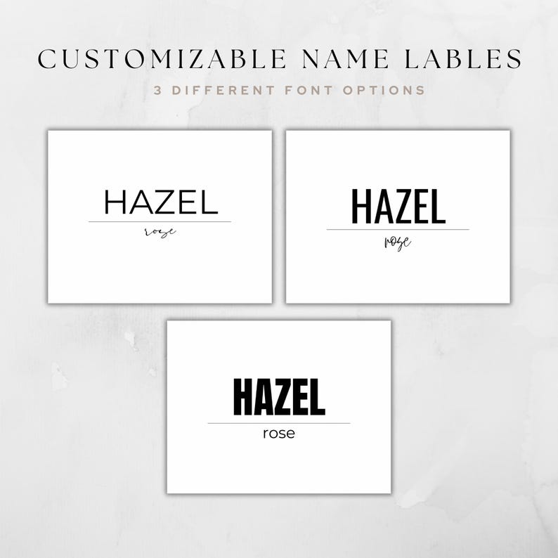 School Years Memory Box | Customizable Name Labels + File Tabs ...