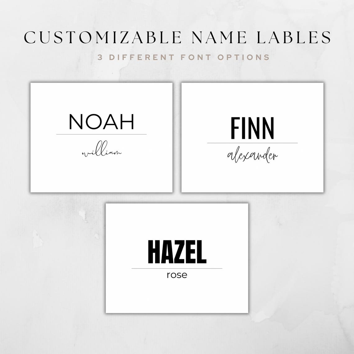 School Years Memory Box | Customizable Name Labels + File Tabs ...