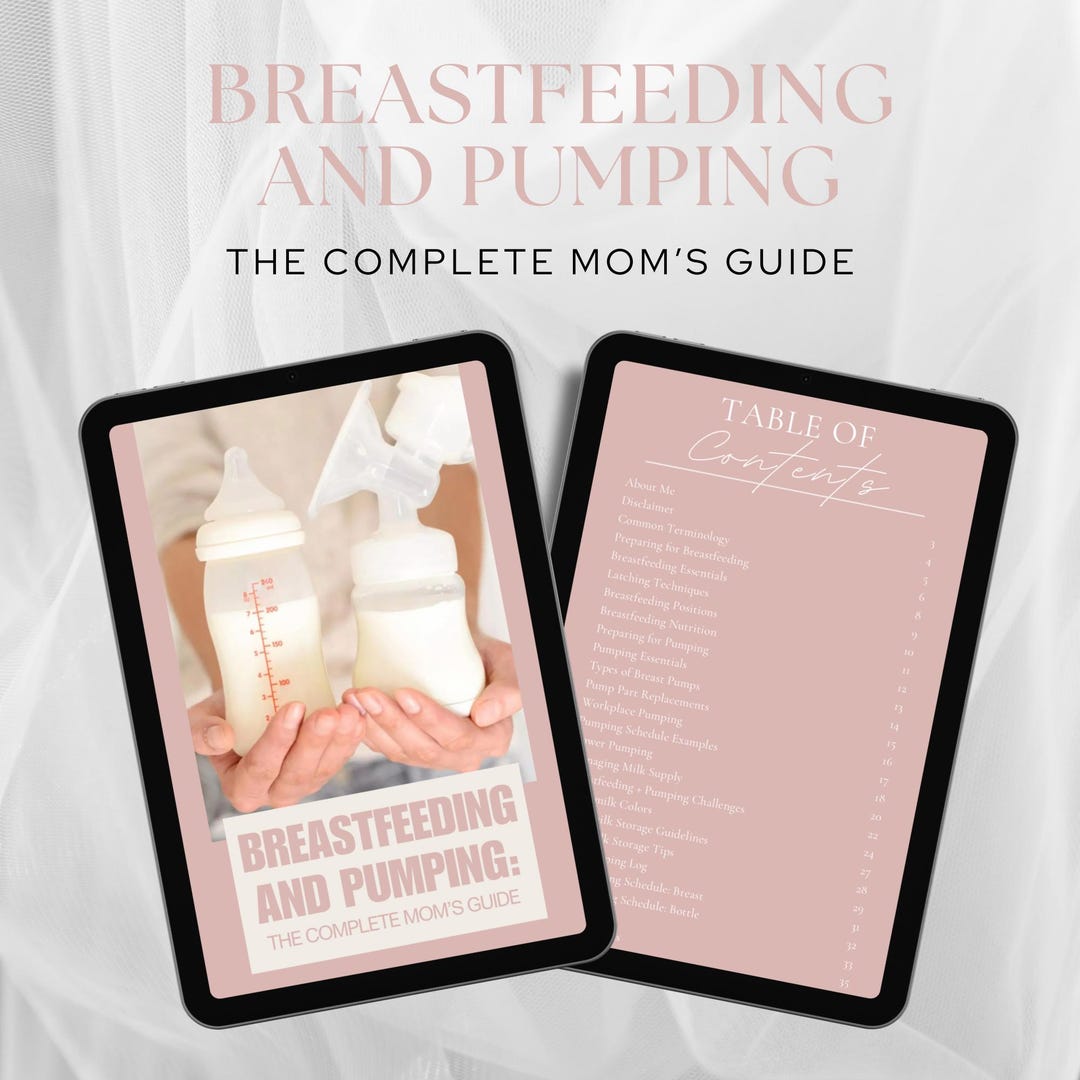 Breastfeeding and Pumping Complete Mom's Guide (digital Download) - Etsy